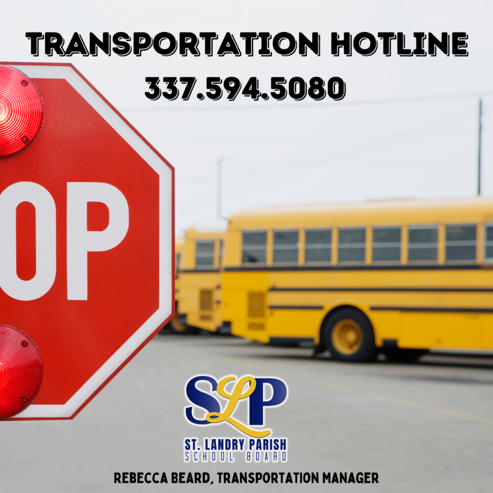 Transportation Hotline & Backpack ID Sheet | Eunice High School